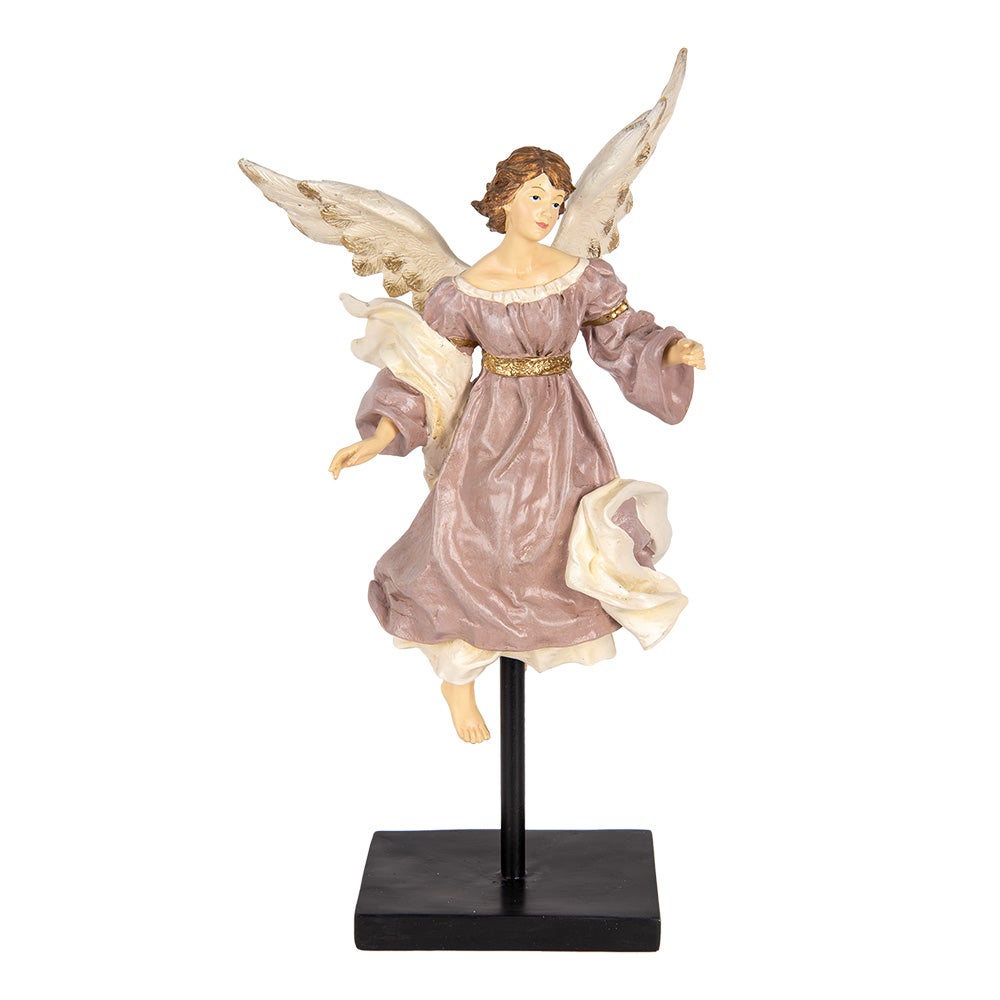 Clayre & Eef Image de décoration Ange 23x21x42 cm Beige | Leroy Merlin