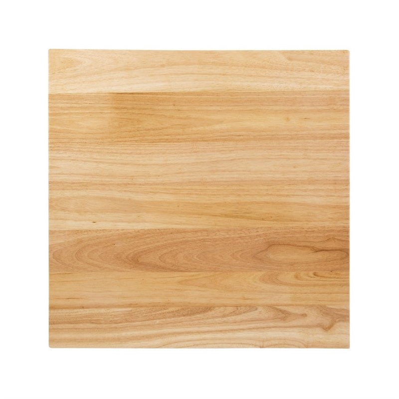 Plateau de Table Carré Pré-Percé Coloris Bois Naturel 700mm - Bolero ...