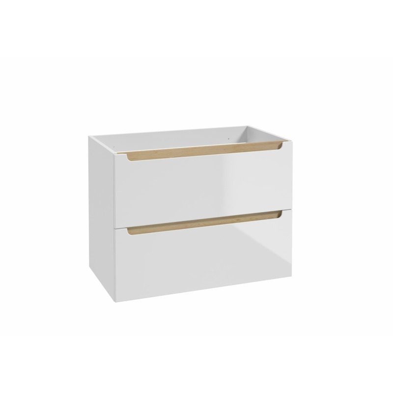 Naturel Mobile bagno supplementare Naturel Stilla 80x60x45 cm bianco ...