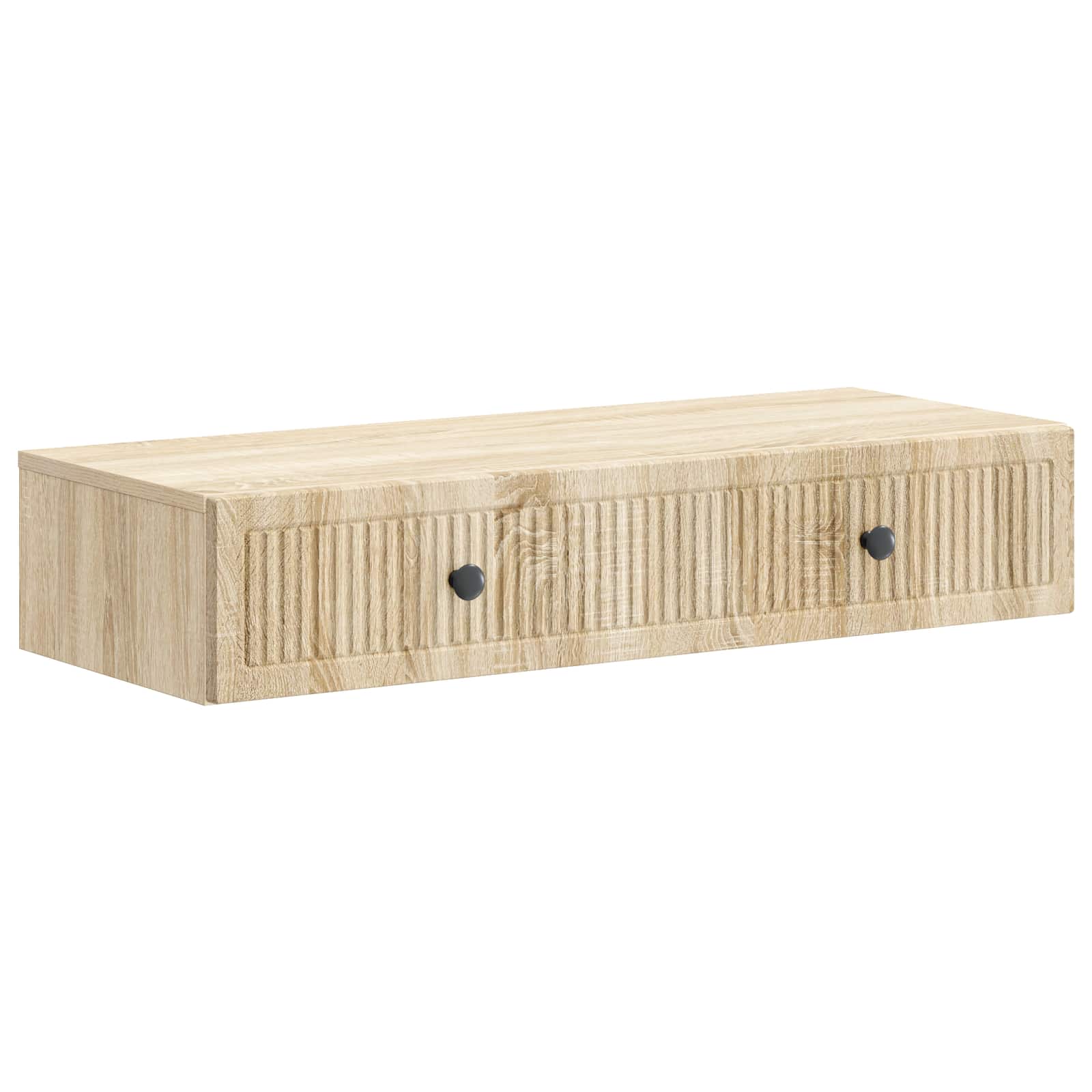 Table d'appoint murale Chêne 87,5 x 34,5 x 17 cm | Leroy Merlin