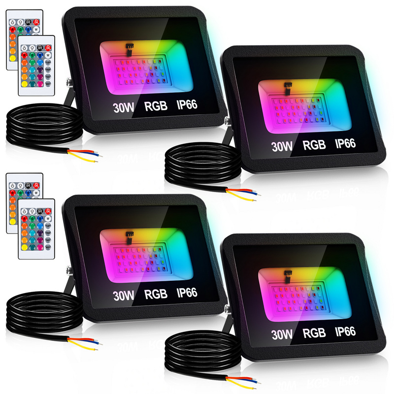 Proyector LED RGB Proyector LED Exterior Proyector LED Color RGB Interior/Exterior IP66 ...