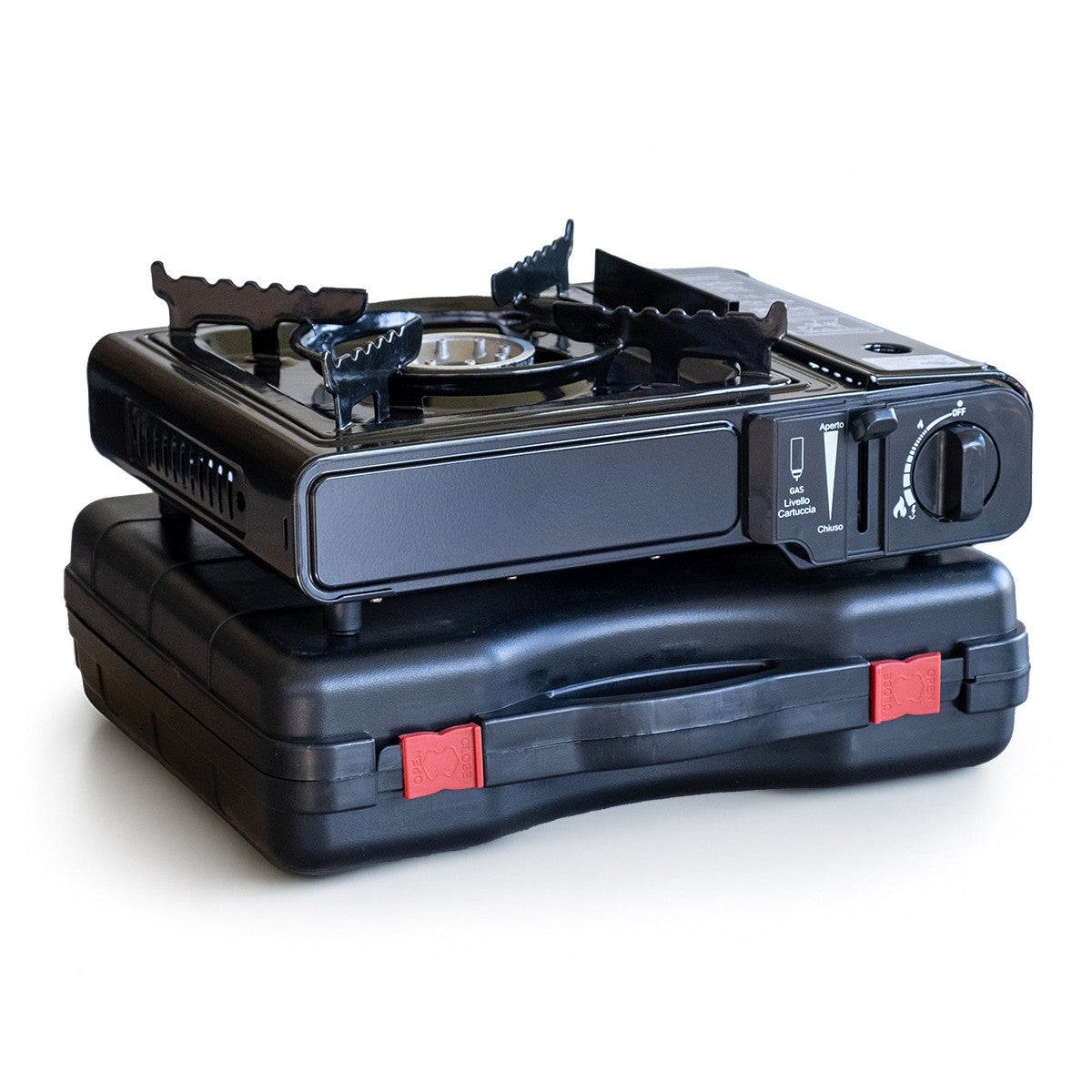 Réchaud à gaz portable 2200W - Gaz Butane, Allumage Piezo, Mallette ...
