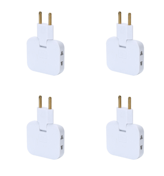 4x Multiprise Plate Derriere Meuble avec 3 Prises | Prise Plate avec ...