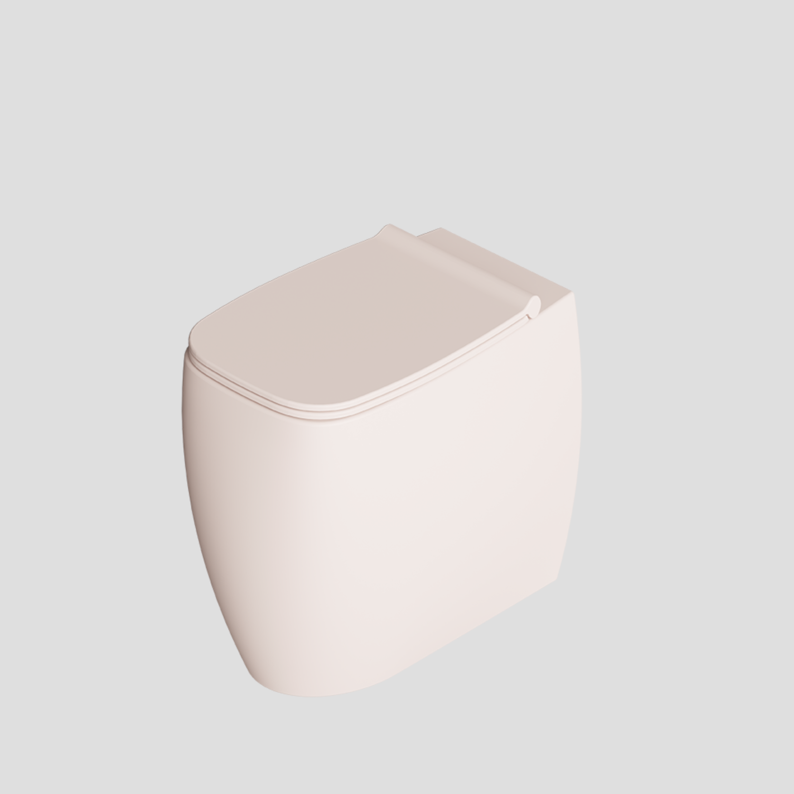 NUR WC Rose clair mat, sans abattant | Leroy Merlin