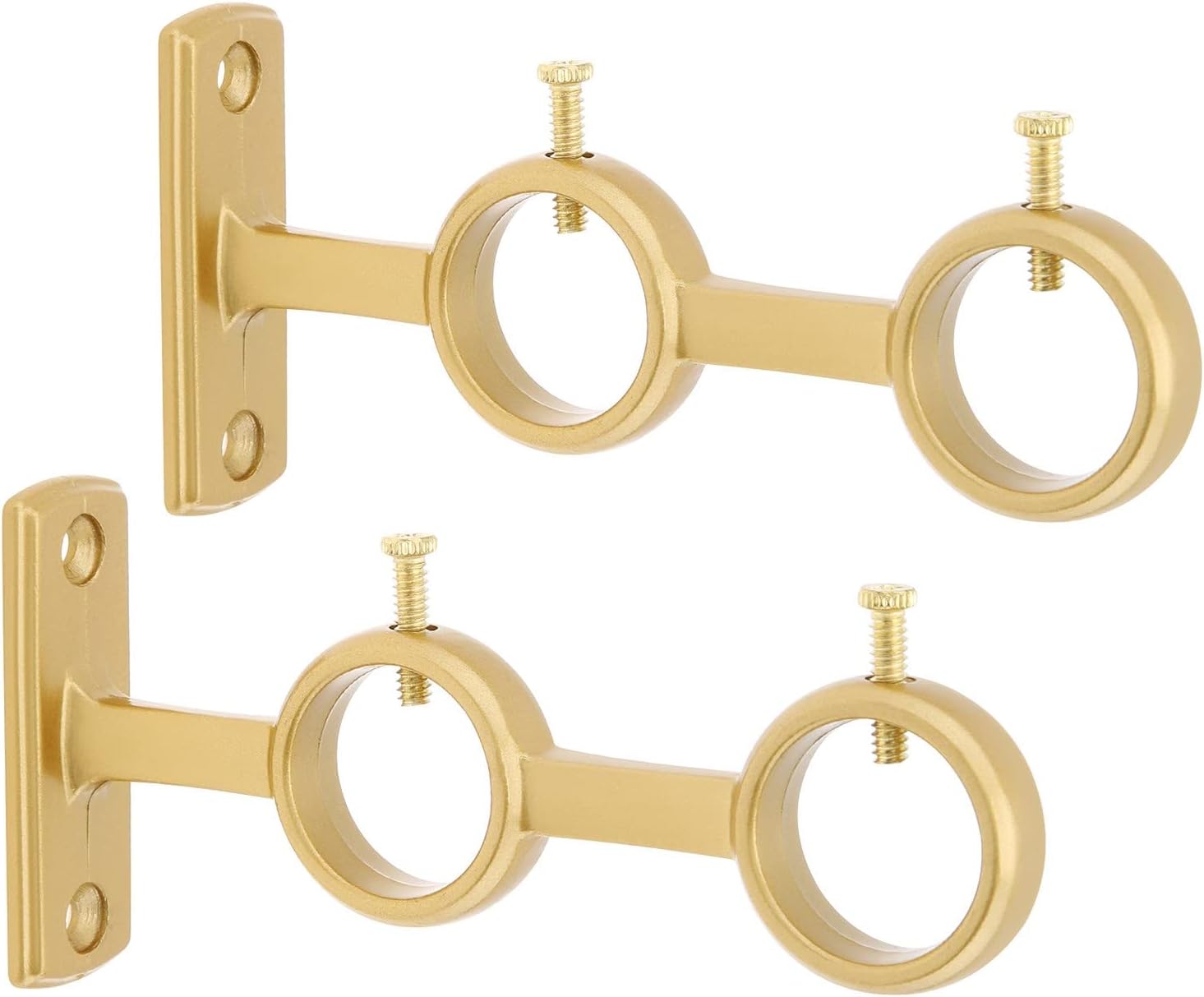 Support de tringle à rideau double, 2 pièces, fixation murale, convient ...