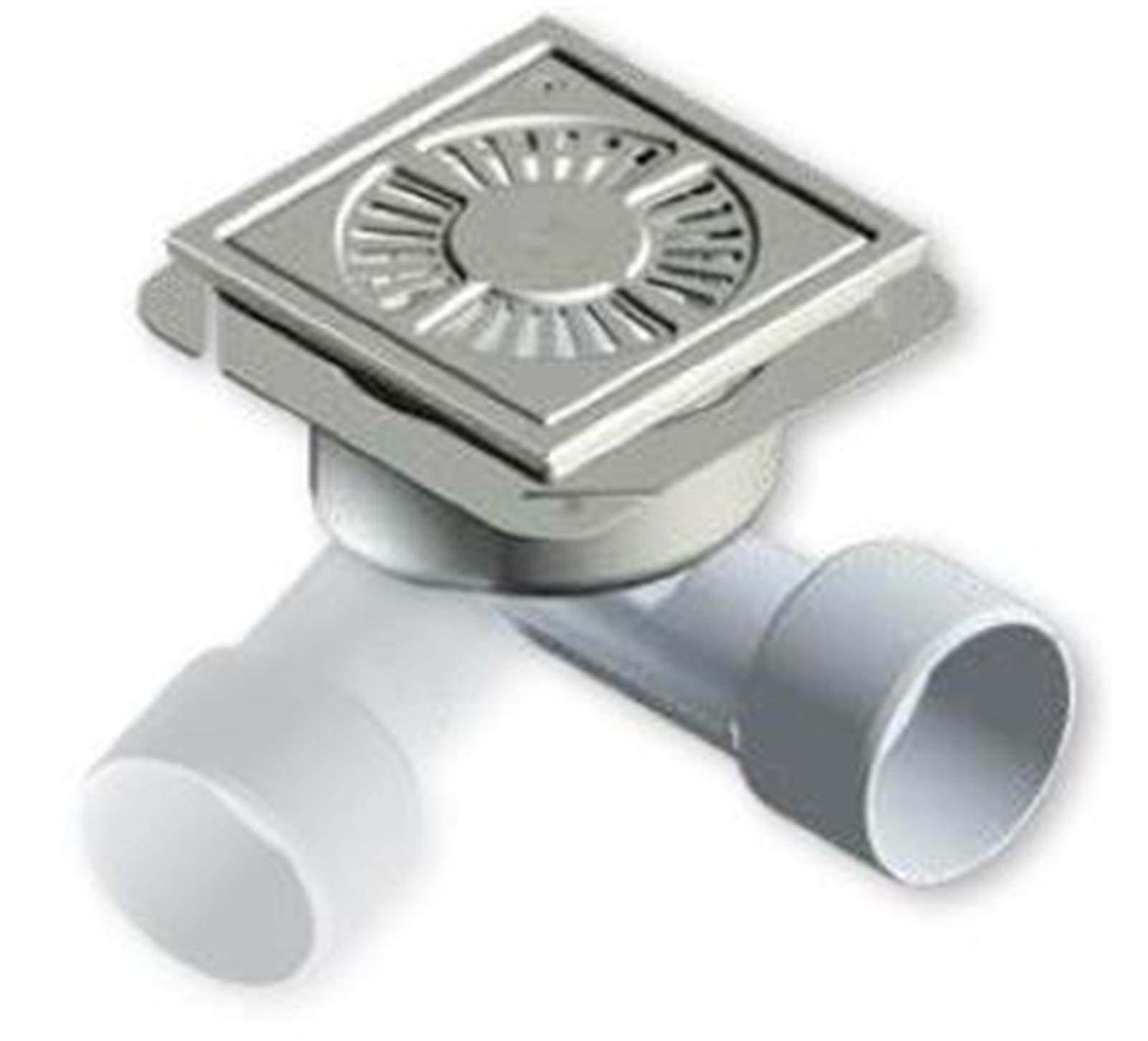 Siphon de sol 20X20 BLUCHER type 782 pour receveur a carreler ou résine ...