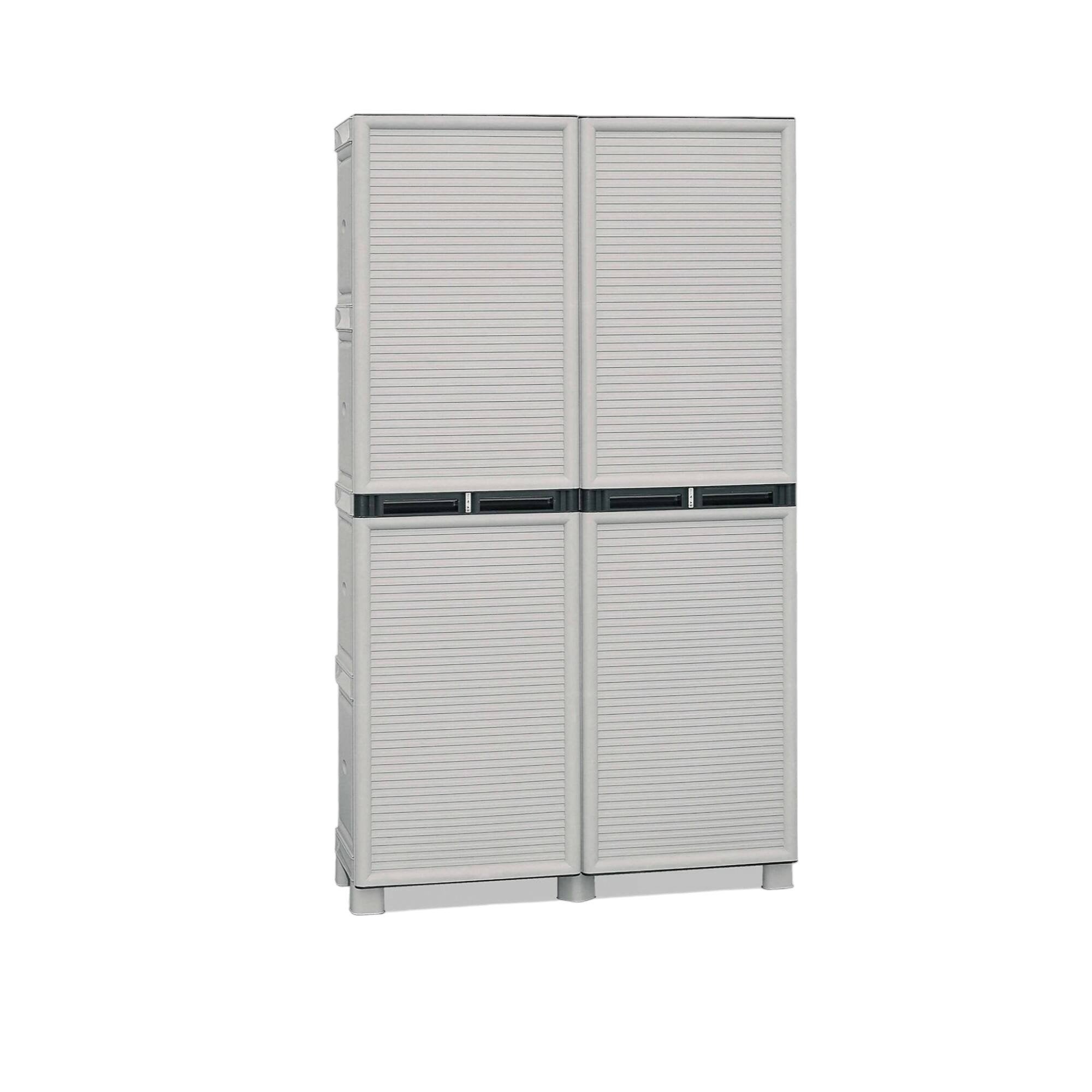 Armoire Extérieure Made in Italy, 3 Étagères Balai Résistante UV ...