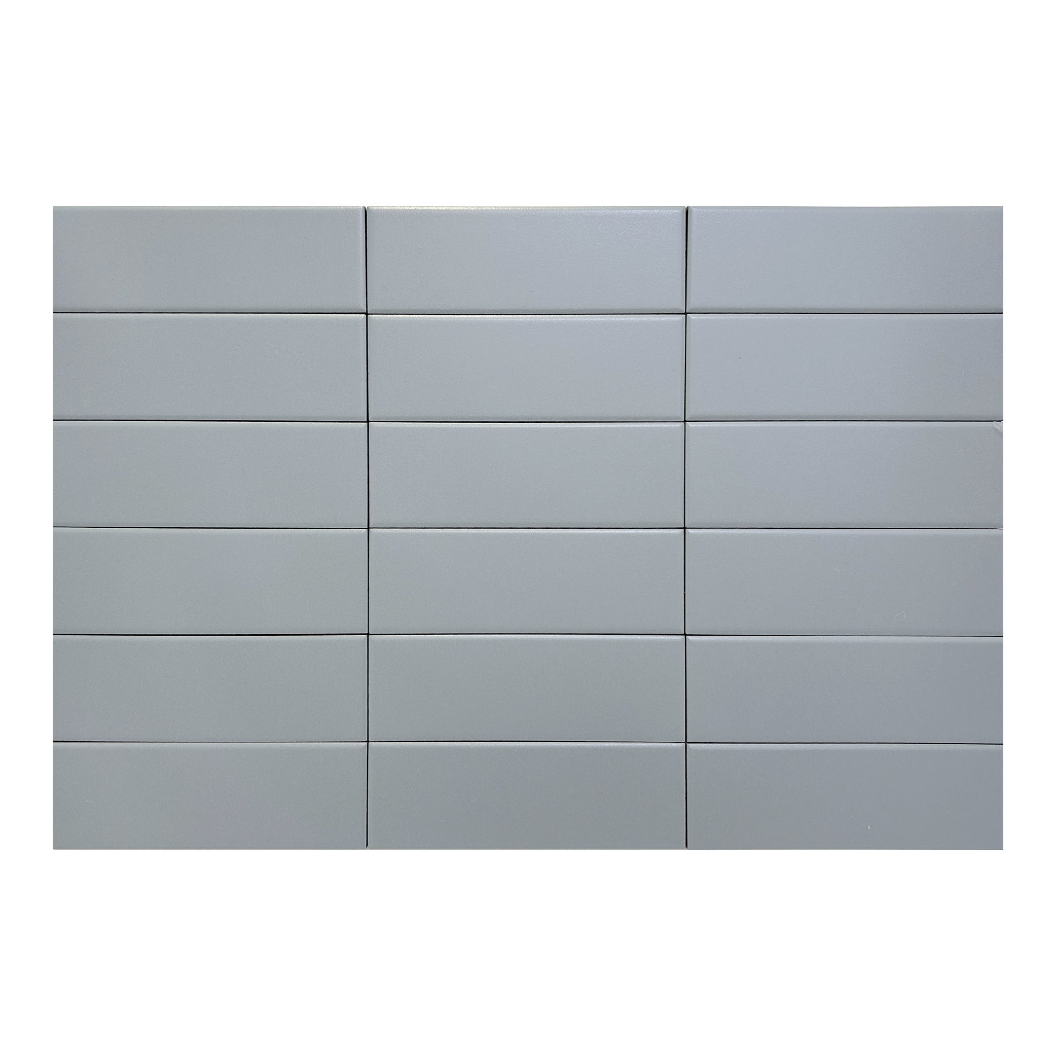 Mini Brick Velvet Grey Liso Serie Revestimiento Porcelánico Premium ...