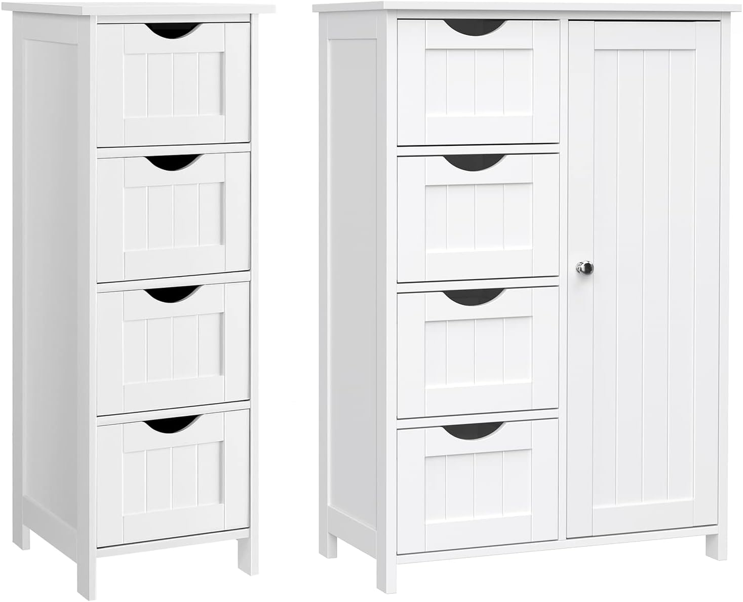 Meuble de Salle de Bain, Tiroirs, 30 x 30 x 82 cm, 55 x 30 x 81 cm ...