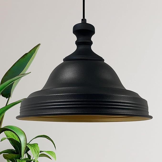 Bamyum Ulmete Lustre Simple Suspendu Noir | Leroy Merlin