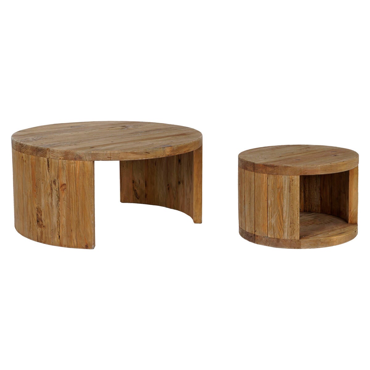 Jeu de 2 tables Home ESPRIT Bois 99 x 99 x 48 cm | Leroy Merlin
