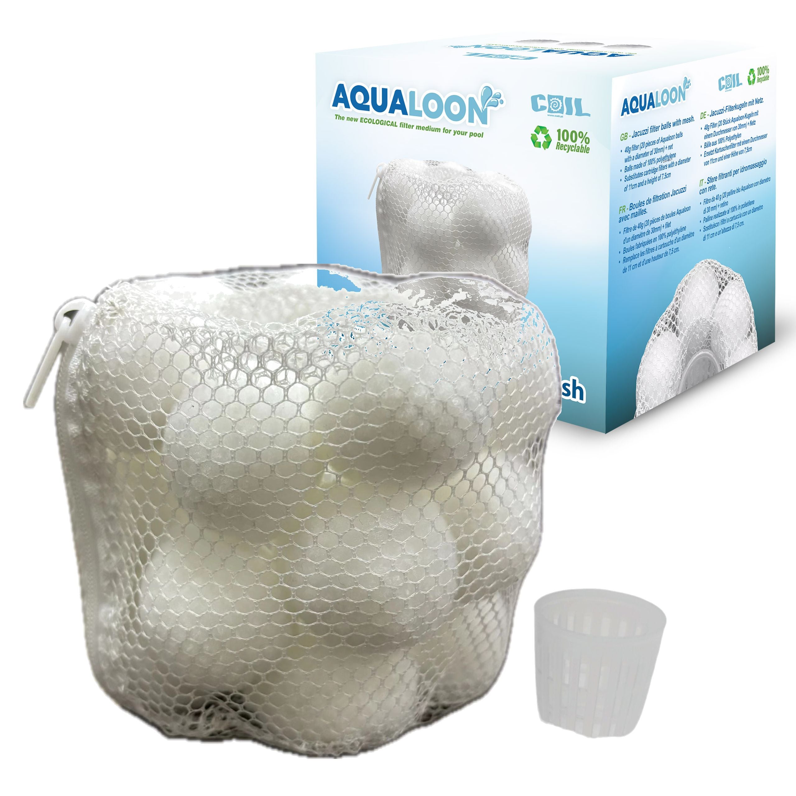 COIL Kulki filtracyjne Aqualoon zamiennik filtrów kartuszowych do ...