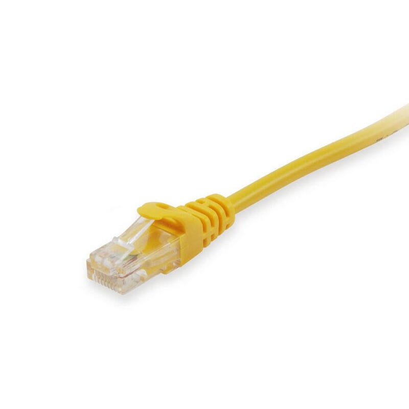 Equiper c ble r seau cat6a u utp 2xrj45 2,00m jaune lszh | Leroy Merlin