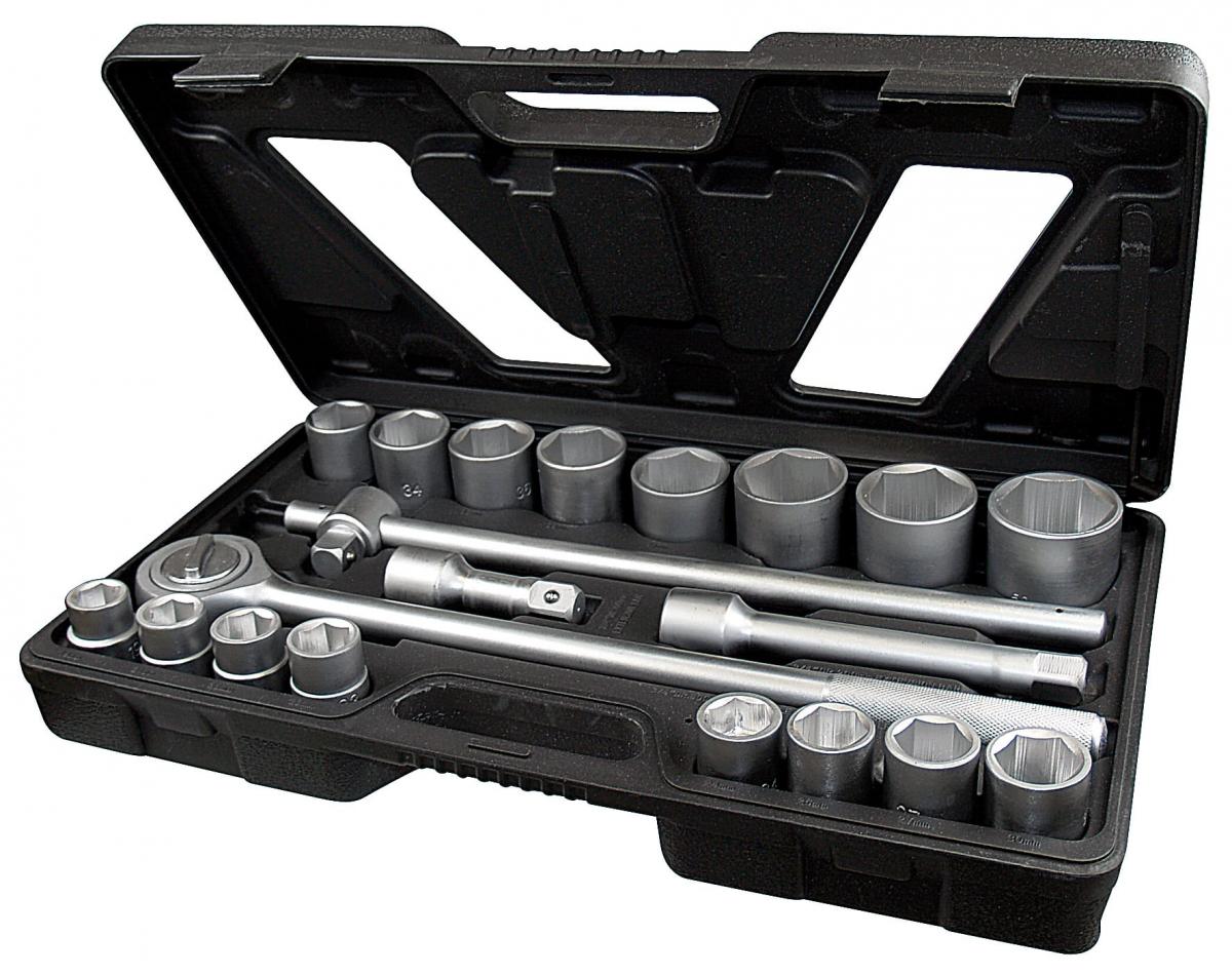 Coffret Poids lourds 21 Pièces en 3/4'' douilles de 19 à 50mm | Leroy ...