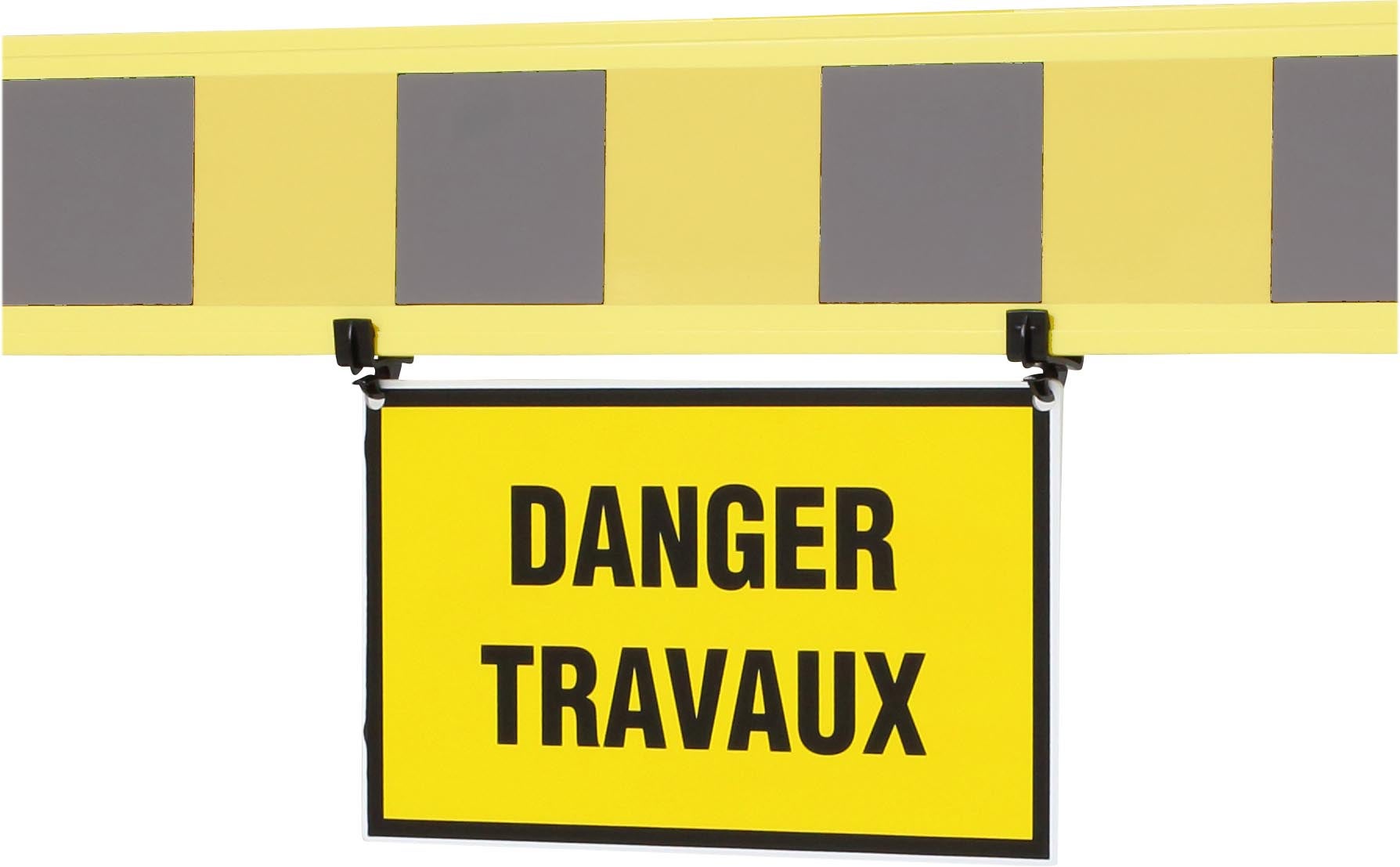 Panneau - Danger travaux - pour barrière fixe - 1320291 | Leroy Merlin