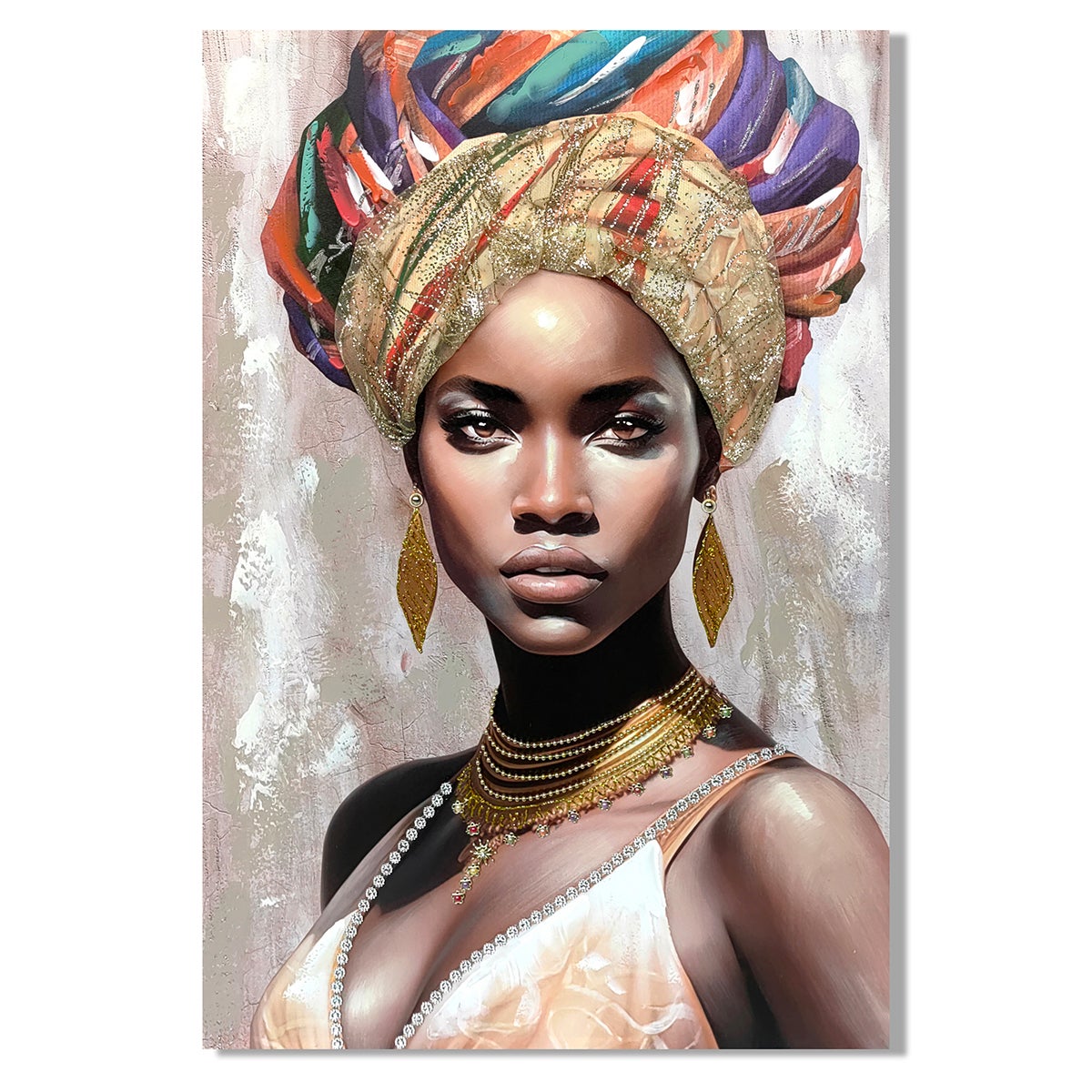 ORIGEN Home Decor Cuadro Africana Cuadros | Cuadro Gris Rectangular ...