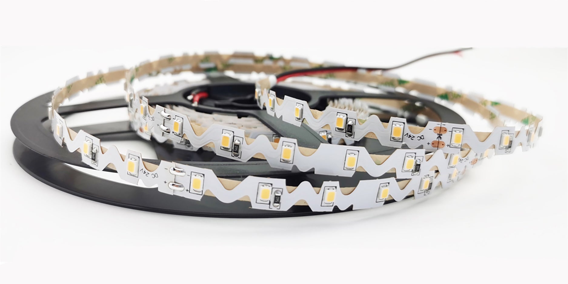 "TIRA LED 2835 DC24V EN KAPTON 60 LED/M 12W/M 1542LM/M 3000K PLEGABLE 0 ...