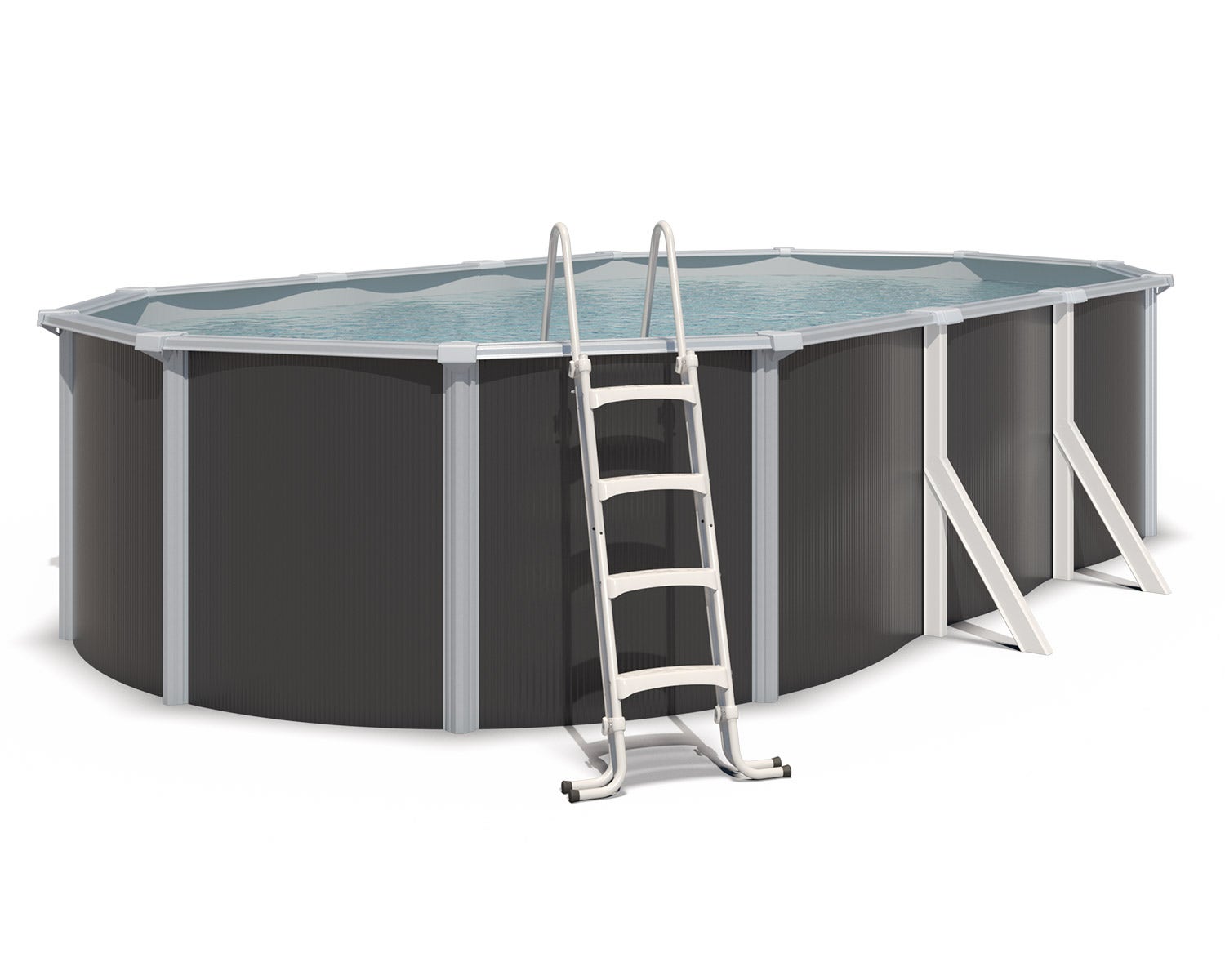 Piscine Hors Sol Acier Ovale