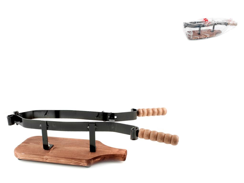 Pinza jamonera con base de madera 61x8 cm | Leroy Merlin