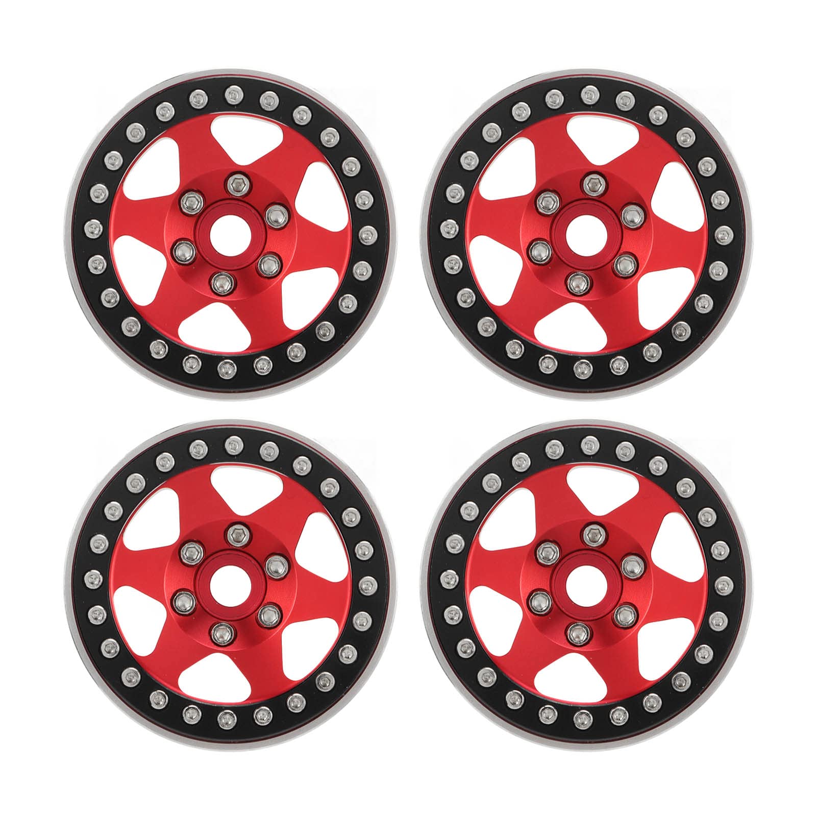 Cubo rueda 1,9 pulgadas aleación aluminio bloqueo cuentas SCX10 REDCAT ...