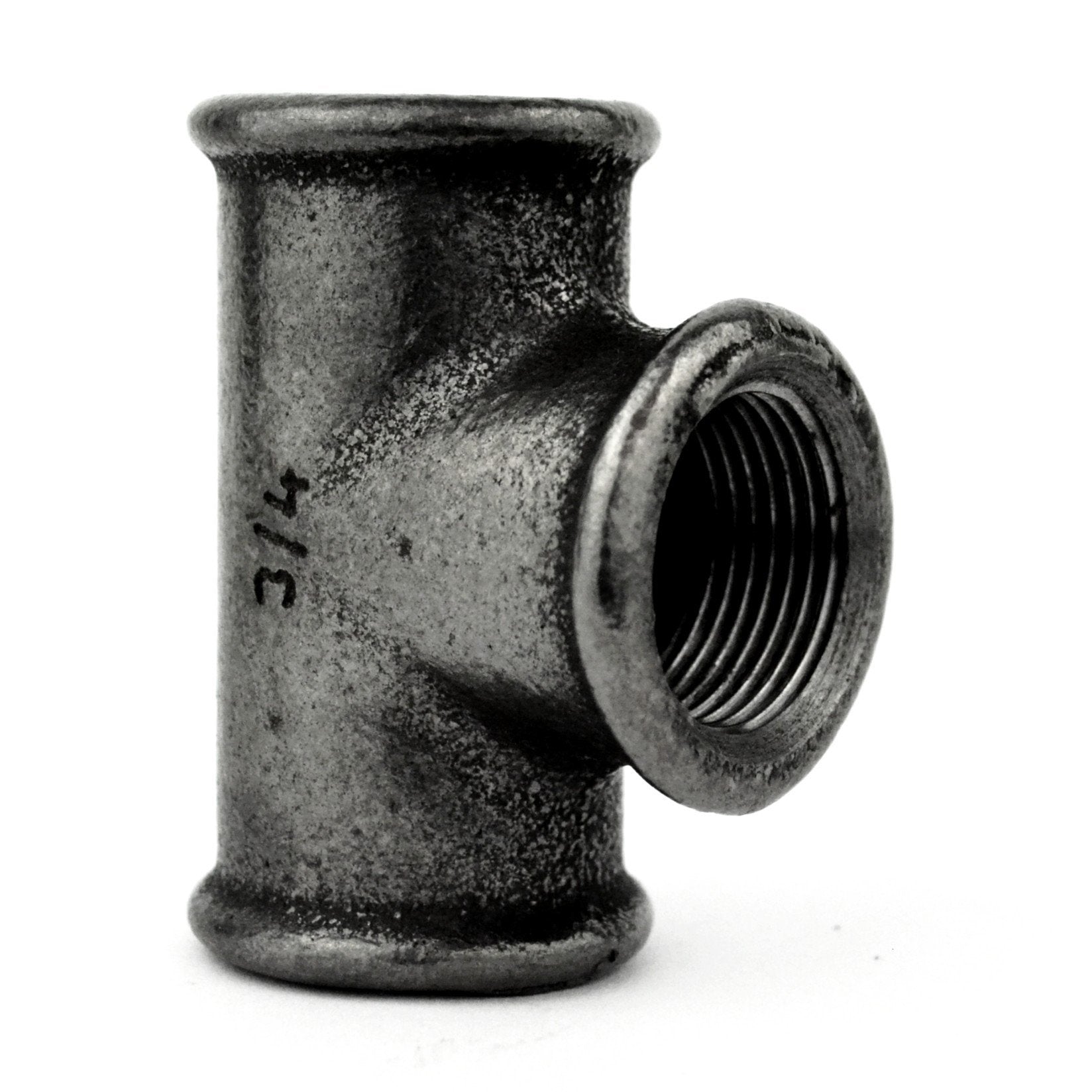 Raccord Té - T égal femelle fonte noire - 26x34mm (1'') | Leroy Merlin