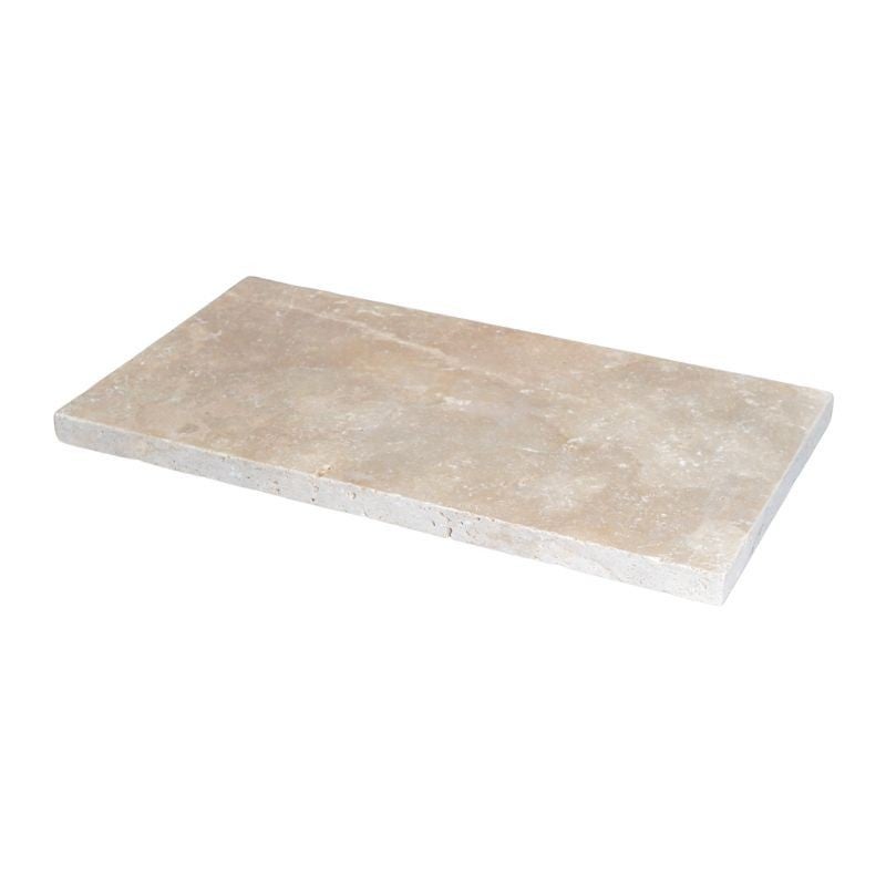 Couvertine Mur Travertin Beige Mix 1er choix Vieilli 61x27x3 cm | Leroy ...