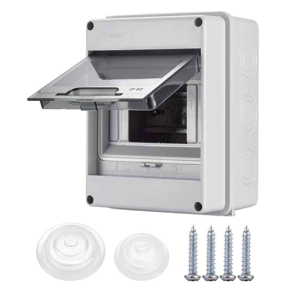 Coffret étanche avec rail DIN pour 5 modules IP65 | Leroy Merlin