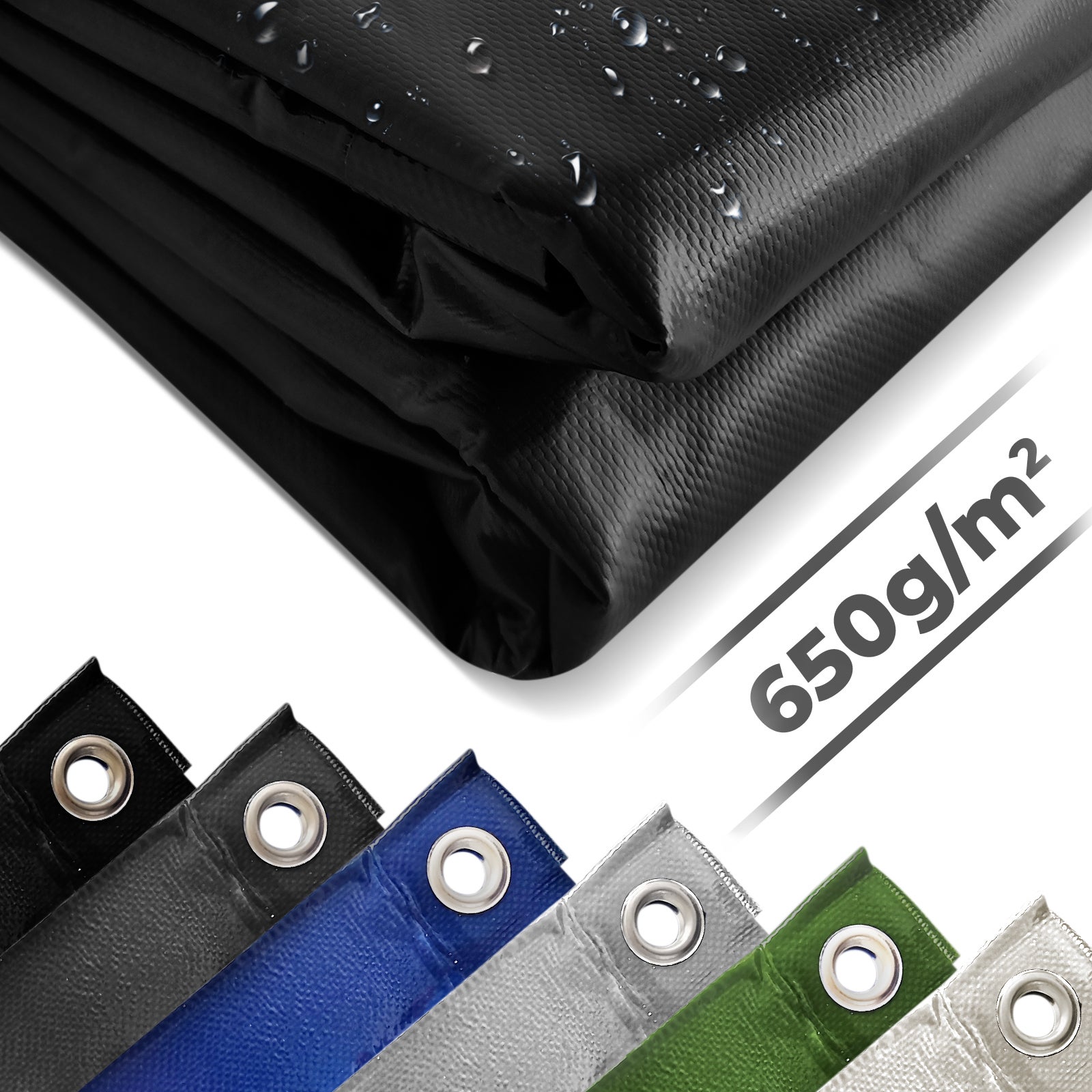 Jago® Bâche de Protection - 3x5m, Imperméable, Durable, Résistant aux ...