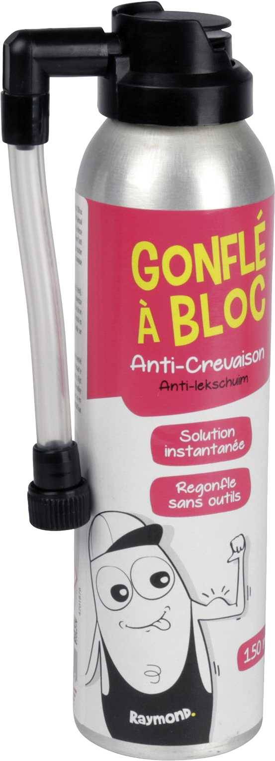 SYNCHRO - Bombe anti-crevaison vélo 150ml (aérosol) - 644357 | Leroy Merlin