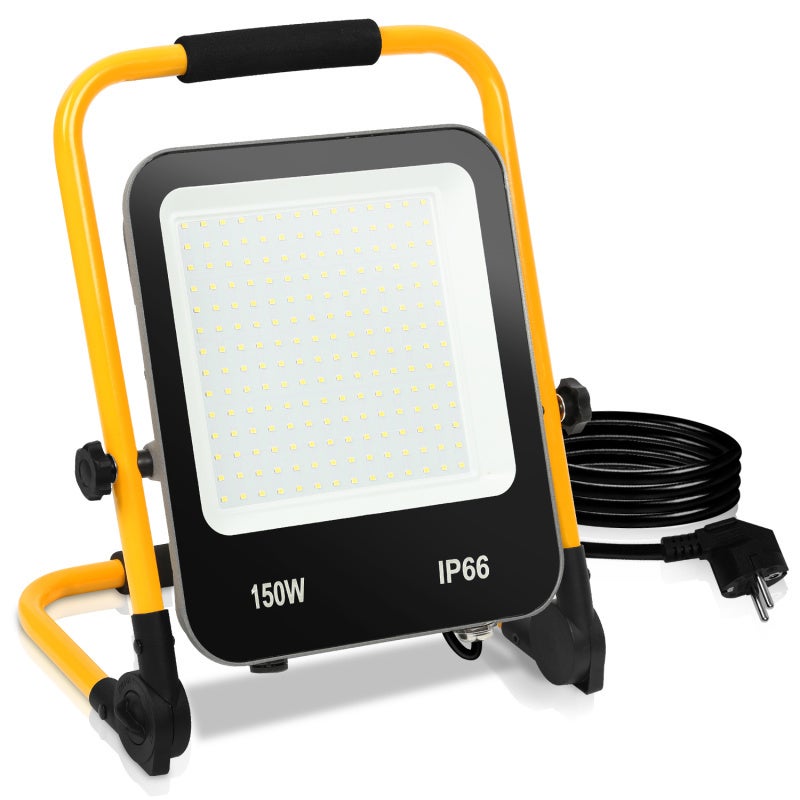 Reflector LED para construcción, reflector brillante para exteriores de ...