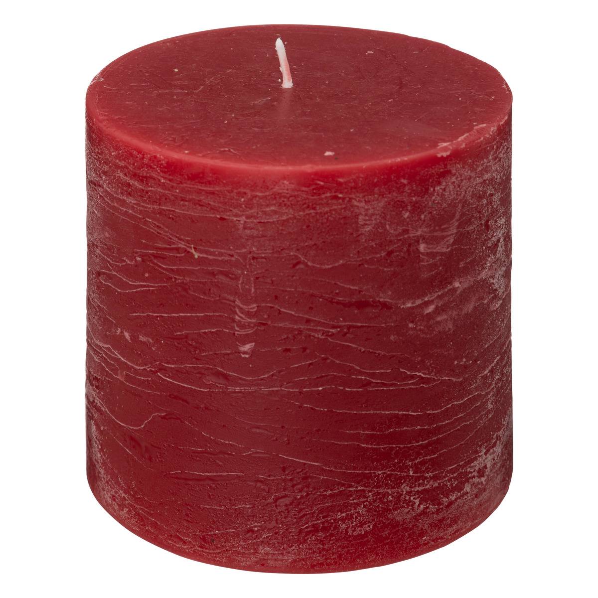 Bougie rustique - rouge - 663g - Atmosphera créateur d'intérieur ...