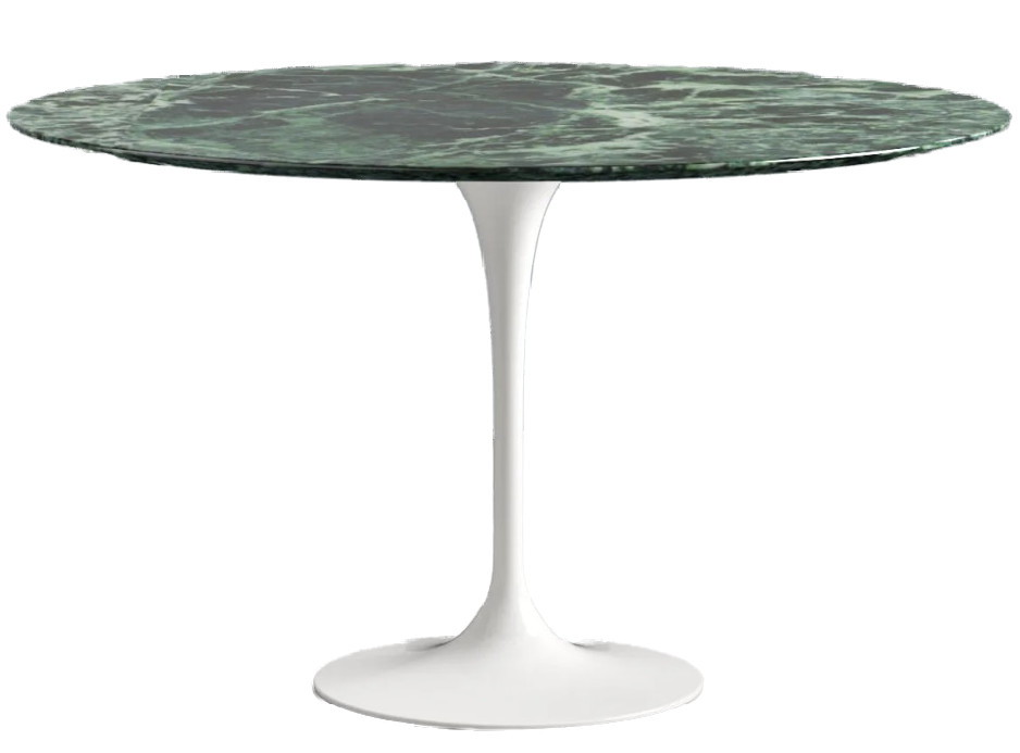 Table ronde tulipe plateau en marbre - Collection-Plateau Marbre verde ...