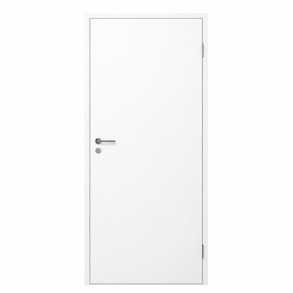 Puerta Interior Wangli Blanca Lisa 62 5x203 Cm Con Marco Puerta puerta-interior-wangli-blanca-lisa-62-5x203-cm-con-marco-puerta