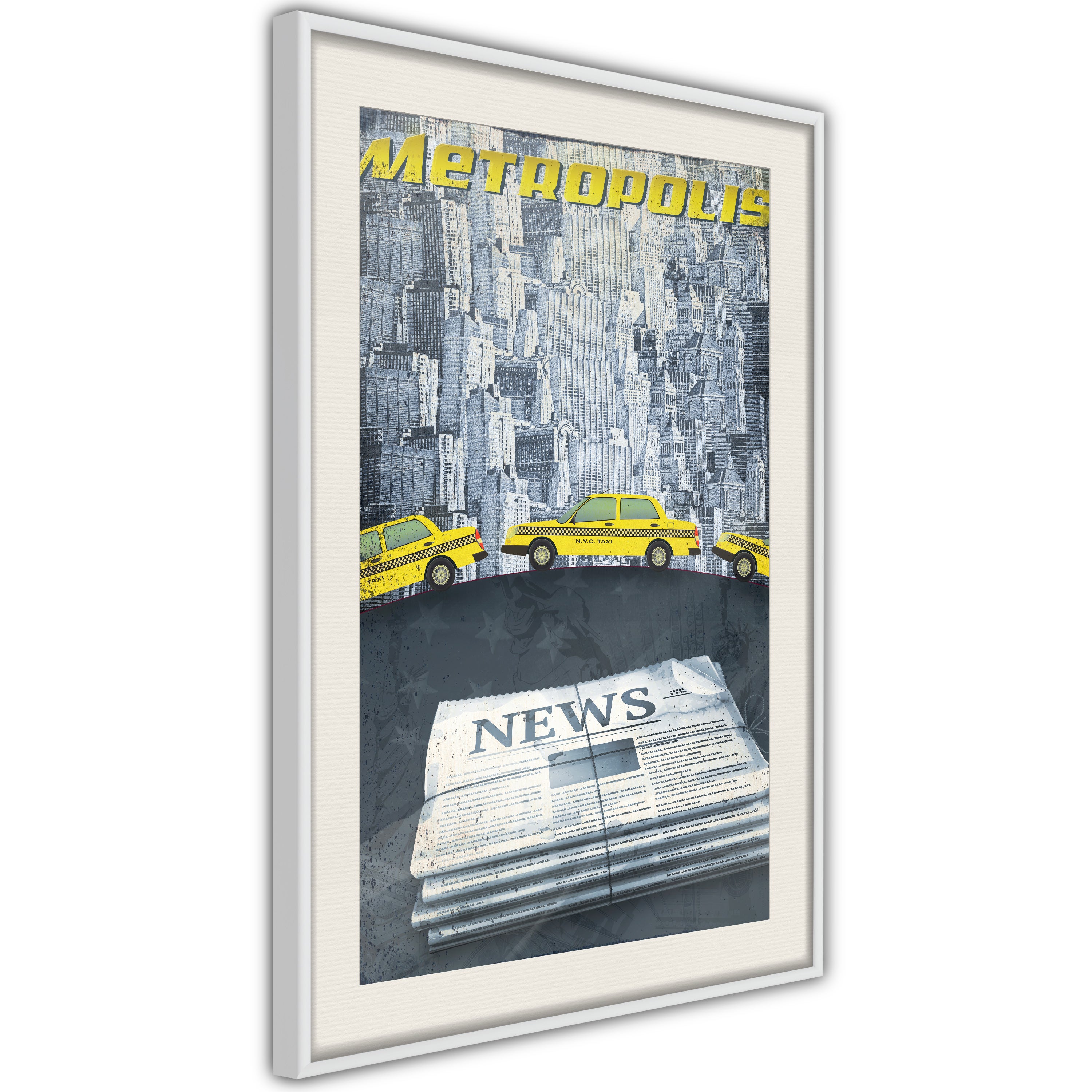 Poster et affiche - Metropolis News 30x45 cm | Leroy Merlin