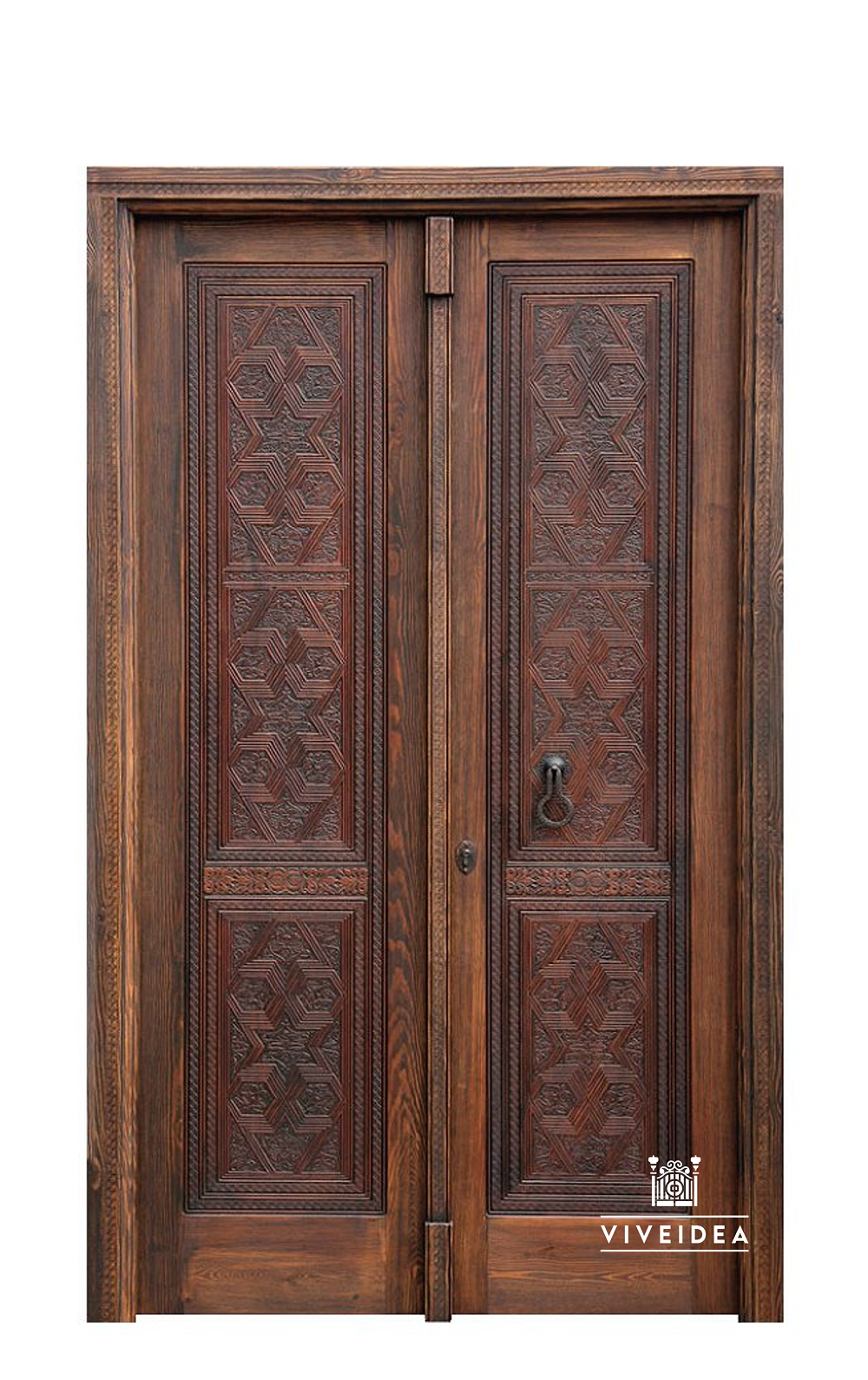 PUERTA ENTRADA DOS HOJAS RÚSTICAS TALLADAS, MADERA PINO GRAN CALIDAD ...