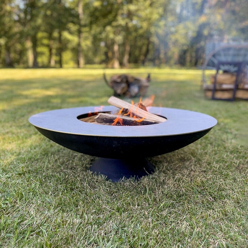 Grand Brasero en Fonte et sa plancha diamètre 77,5 cm - cuisson pour 8 ...