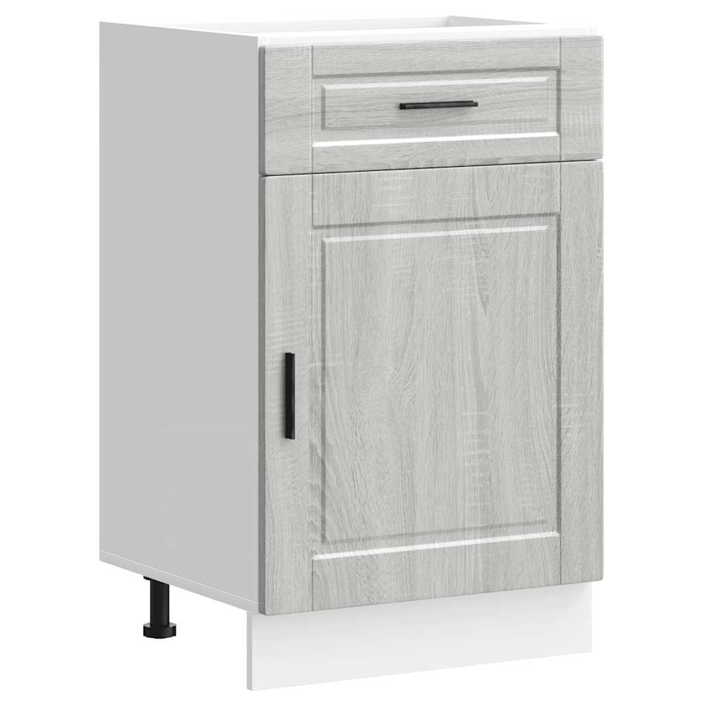 Mueble bajo de cocina?porto gris sonoma madera reconstituida ...