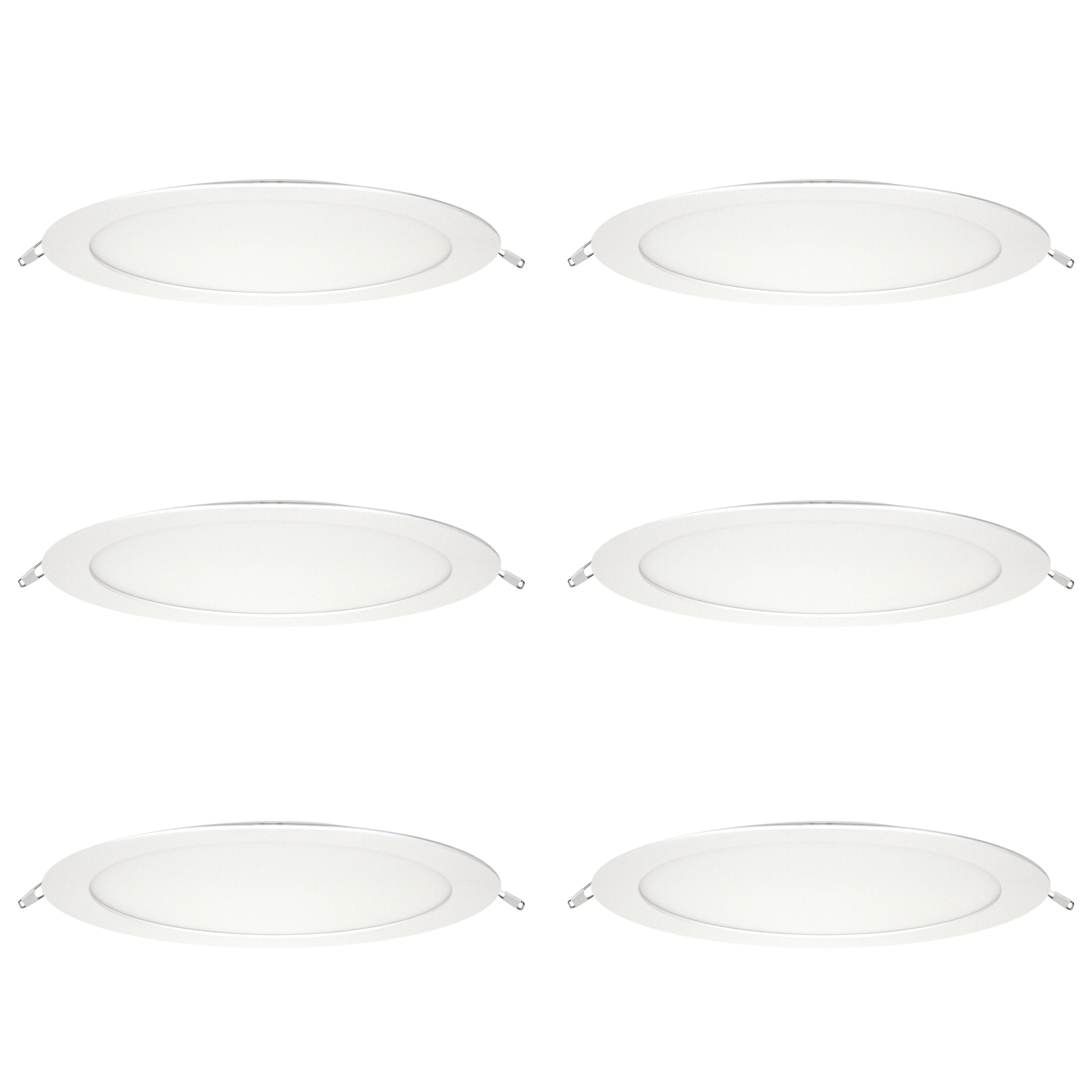 INSPIRE - Lot de 6 spots à encastrer EXTRAFLAT L - Spots LED Ø 22,5 cm ...