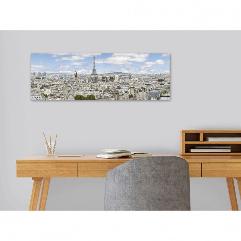 Tableau toile XXL en kit Printemps A Paris 90 x 30 cm - Toile textile ...