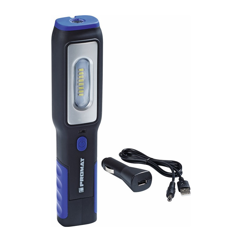 Lampe baladeuse à accu à LED 3,7 V 1200 mAh ABS-boîtier Li-Ion 60-250 ...