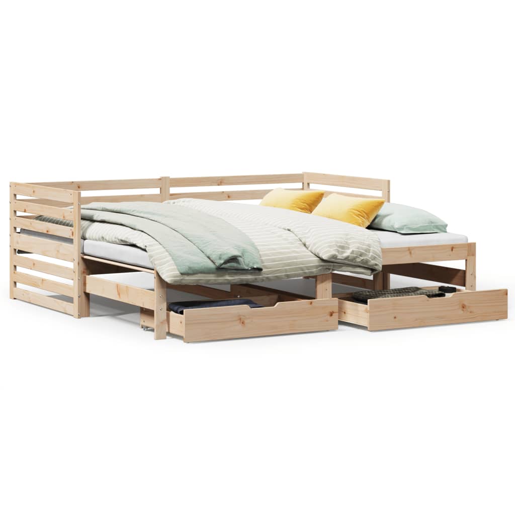 Cama para adulto | Cama individual | Sofá cama con cajones madera ...
