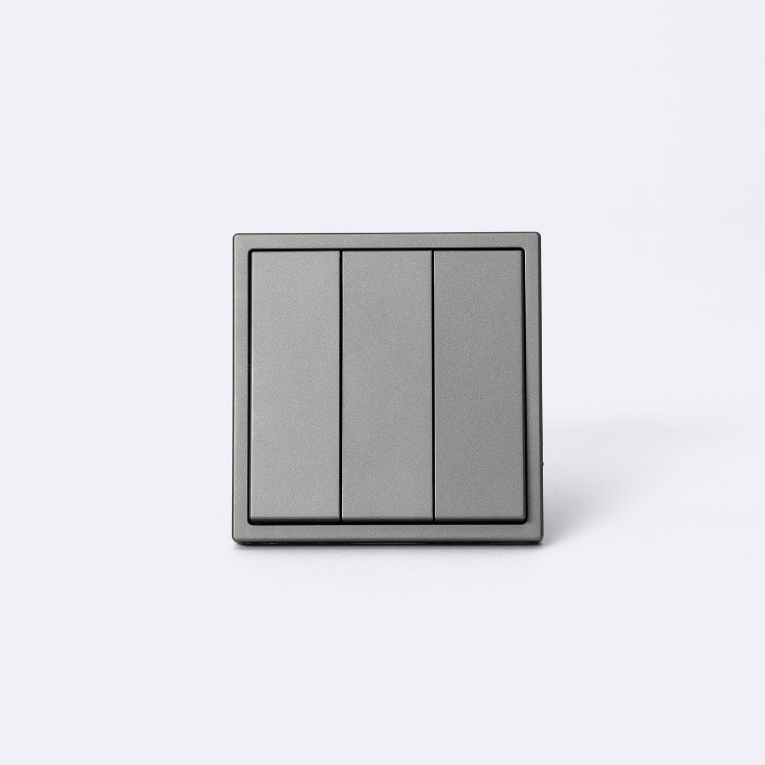 Ledkia - Interruptor Pulsador Luxe 990, Gris Antracita 3 Teclas ...