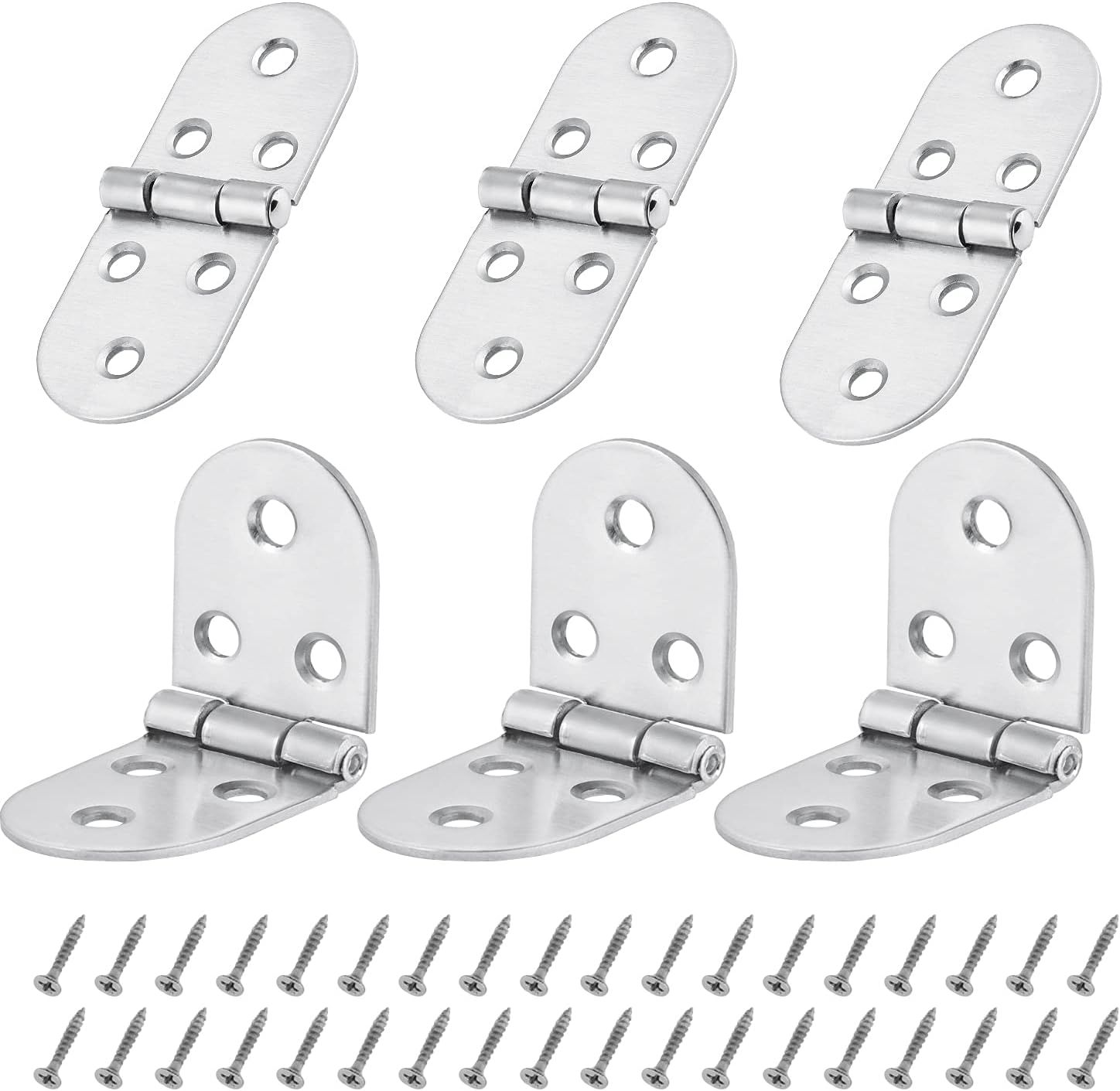 6 bisagras plegables de 270 grados para mesa, bisagras plegables para ...