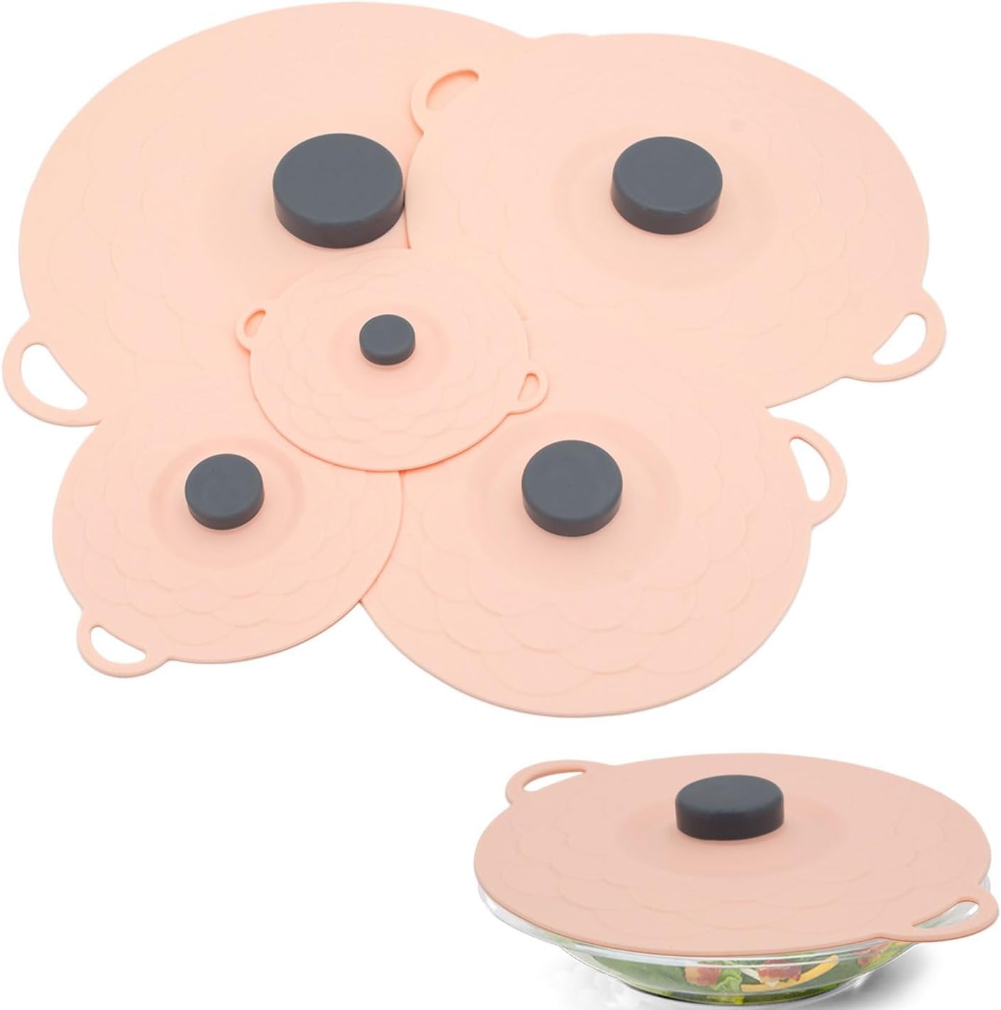 Un acheté, un offert ! Couvercles à ventouse en silicone réutilisables ...