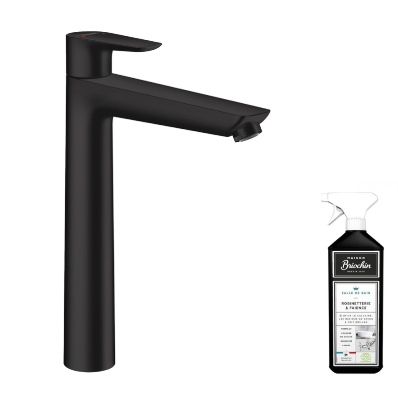 HANSGROHE 240 Mezclador de lavabo sin extraíble ni desagüe negro mate ...