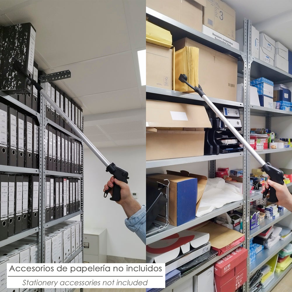 Pinza Coger Objetos 88 cm De Aluminio Con Ventosas y Seguro De Bloqueo ...