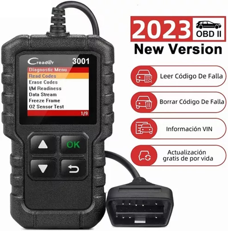 LAUNCH X431 Creader Moteur multimarque Obd2 de scanner automobile 3001 ...