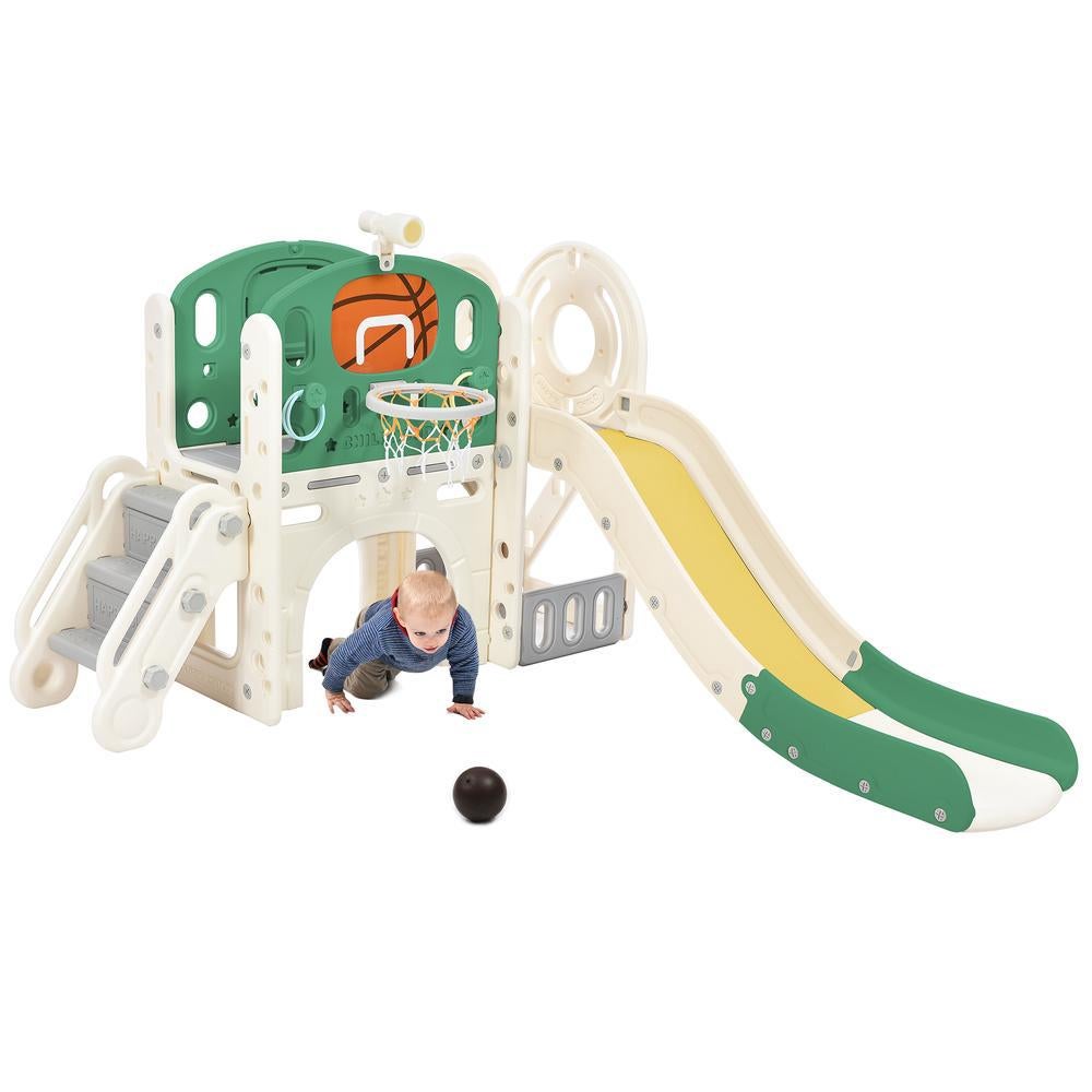 Toboggan enfant combiné avec long toboggan | Leroy Merlin