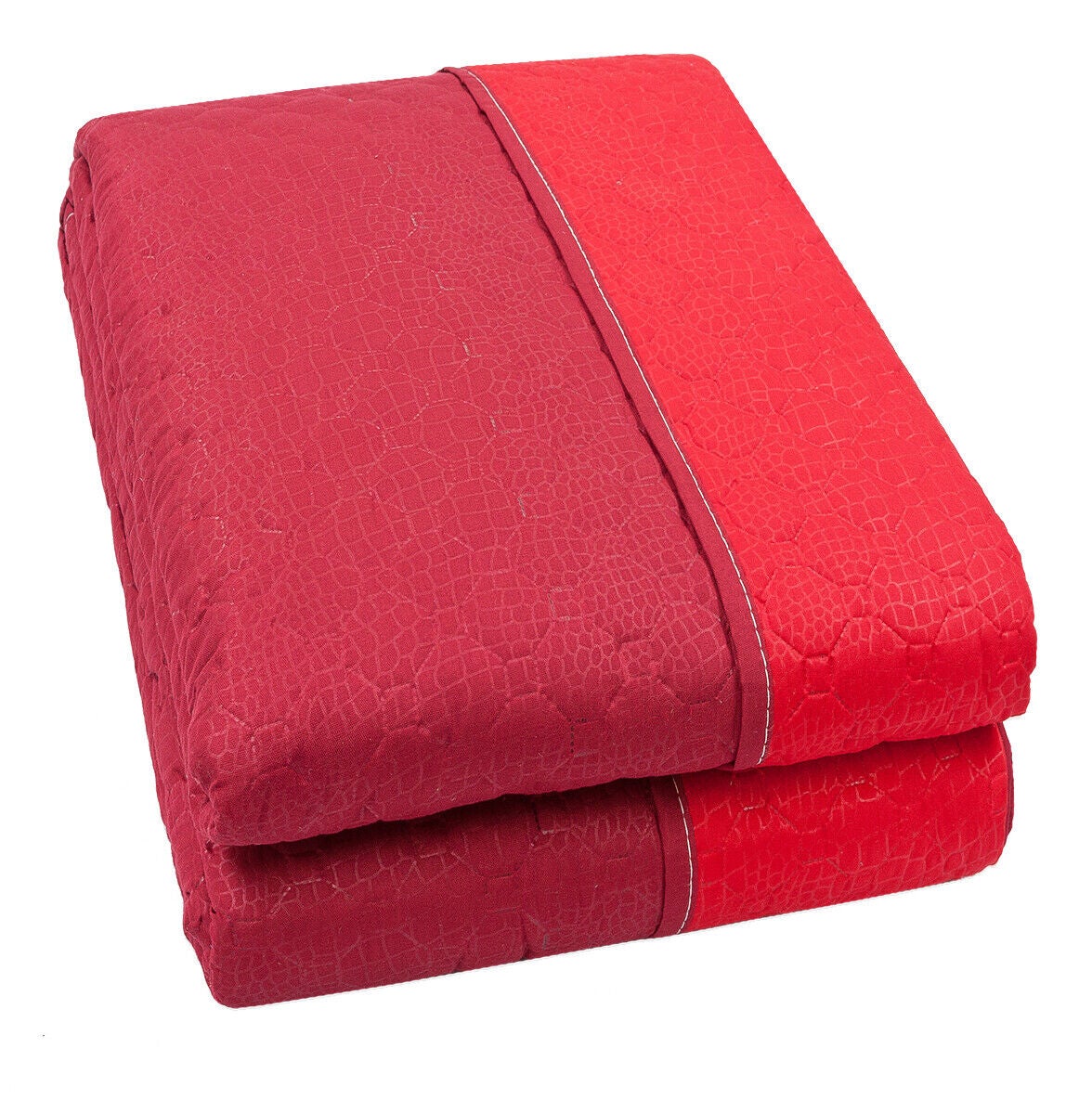 Couette Double Face Couverture Douce Couvre Lit Mi Saison Couleur Unie ...