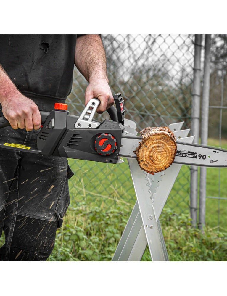 TRONÇONNEUSE SUR BATTERIE 40V (2X20V) - GUIDE 40 CM - ELEM GARDEN ...